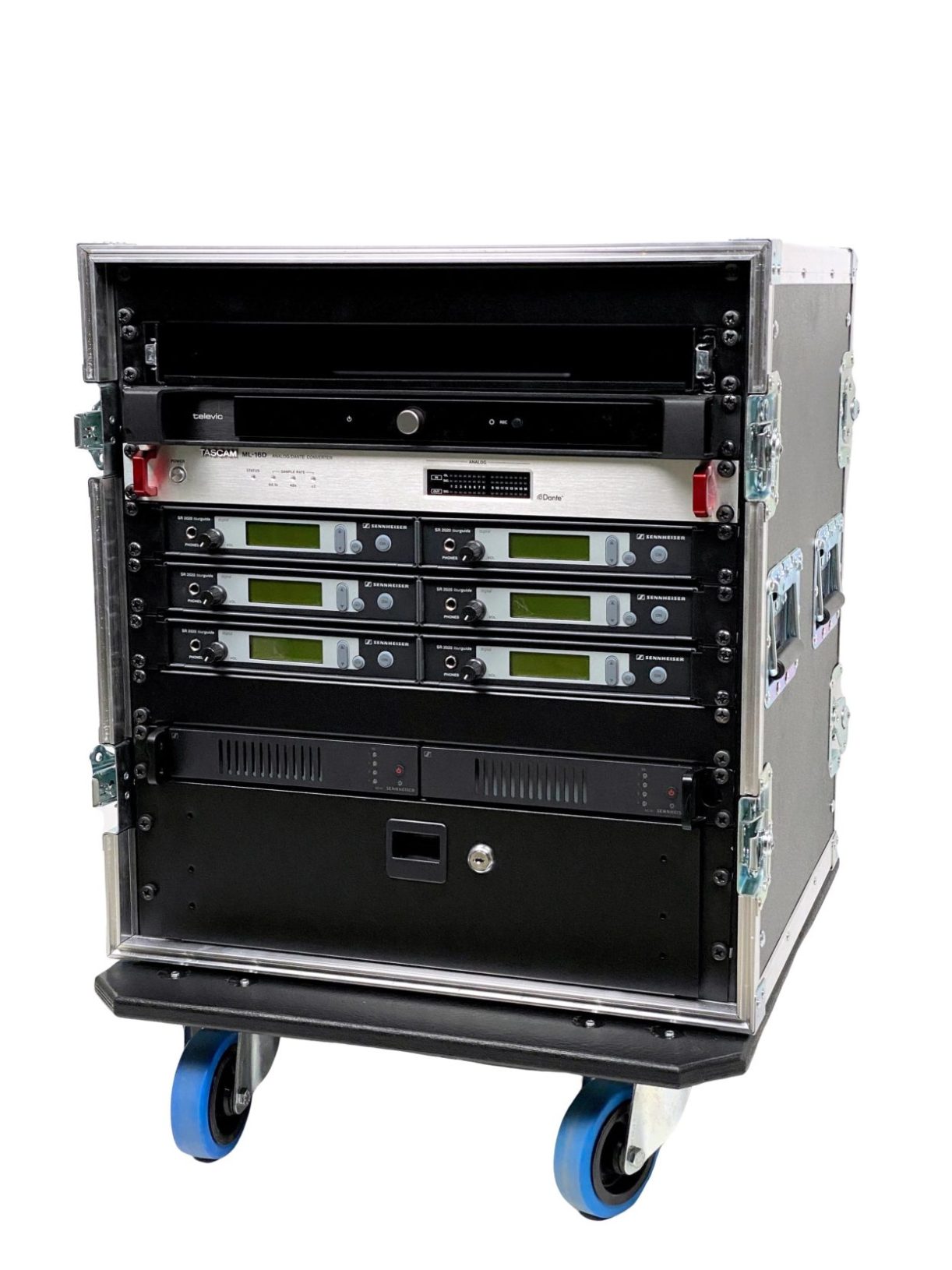 CENTRAL UNIT TELEVIC PLIXUS WITH 8-CH. WIRELESS TRANSMITTER SENNHEISER ...