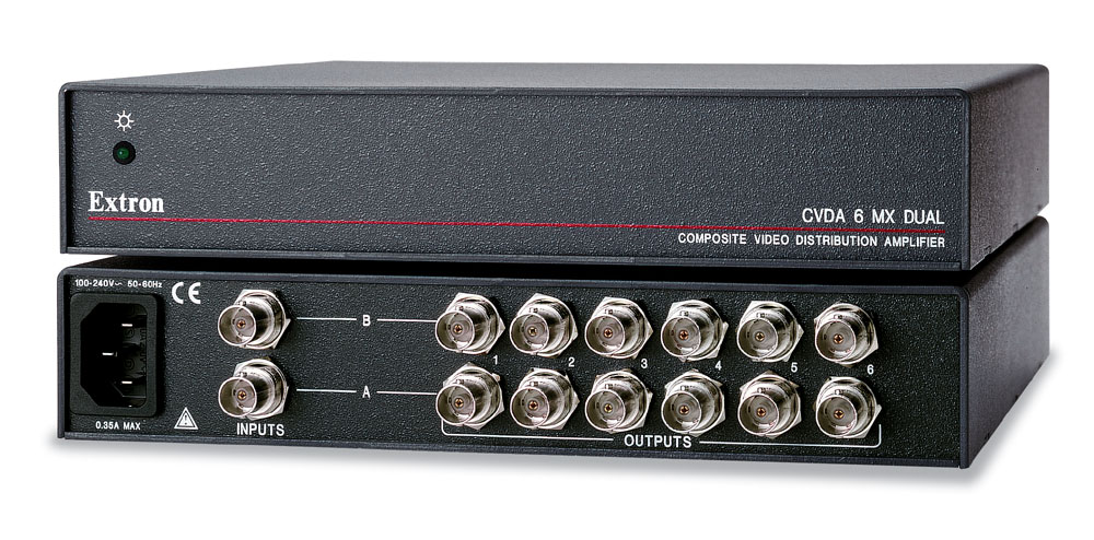 SPLITTER EXTRON CVDA - 6 - MX 1 IN / 6 COMPOSITE OUT - apex catalogue